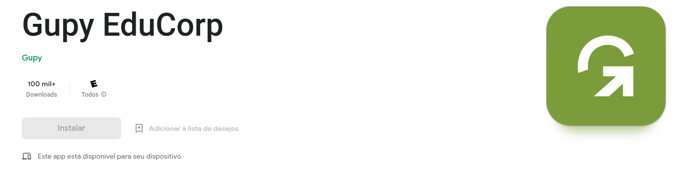 Como baixar o app Gupy EduCorp e como realizo meu acesso?