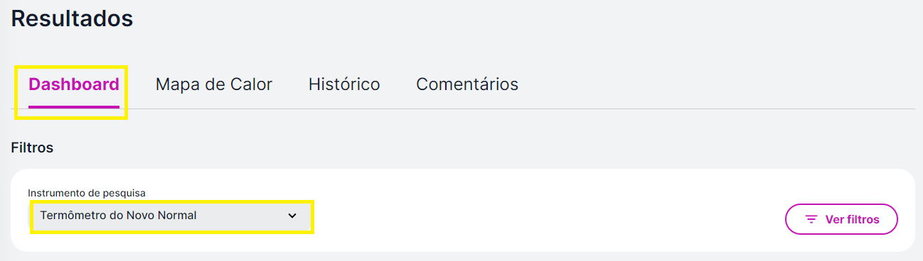 Como interpretar o dashboard da pesquisa Termômetro do novo normal?