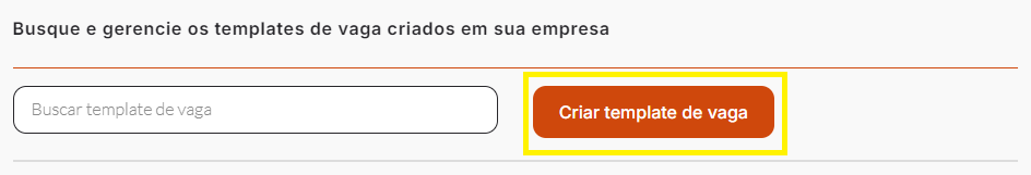 Como criar templates de vaga?