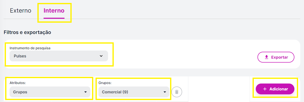 O que é Benchmarking Interno e como acessá-lo?
