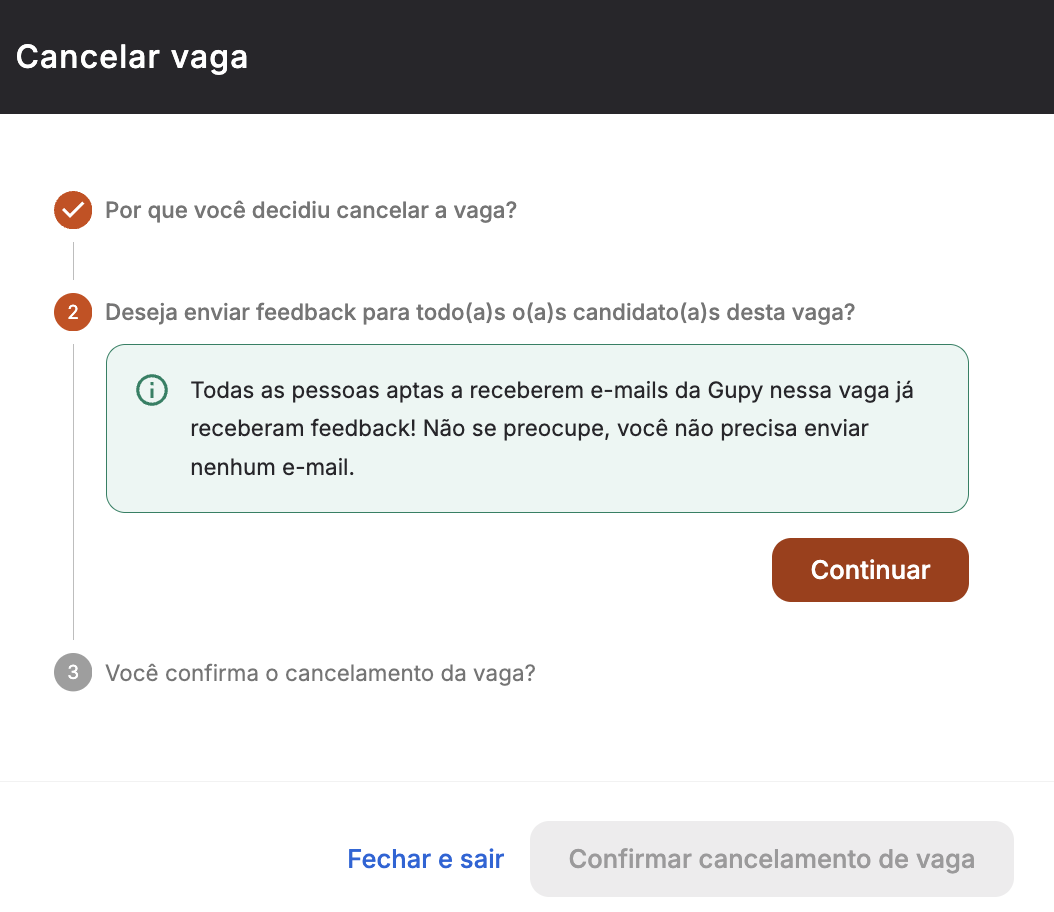 How and when to cancel a job opening?