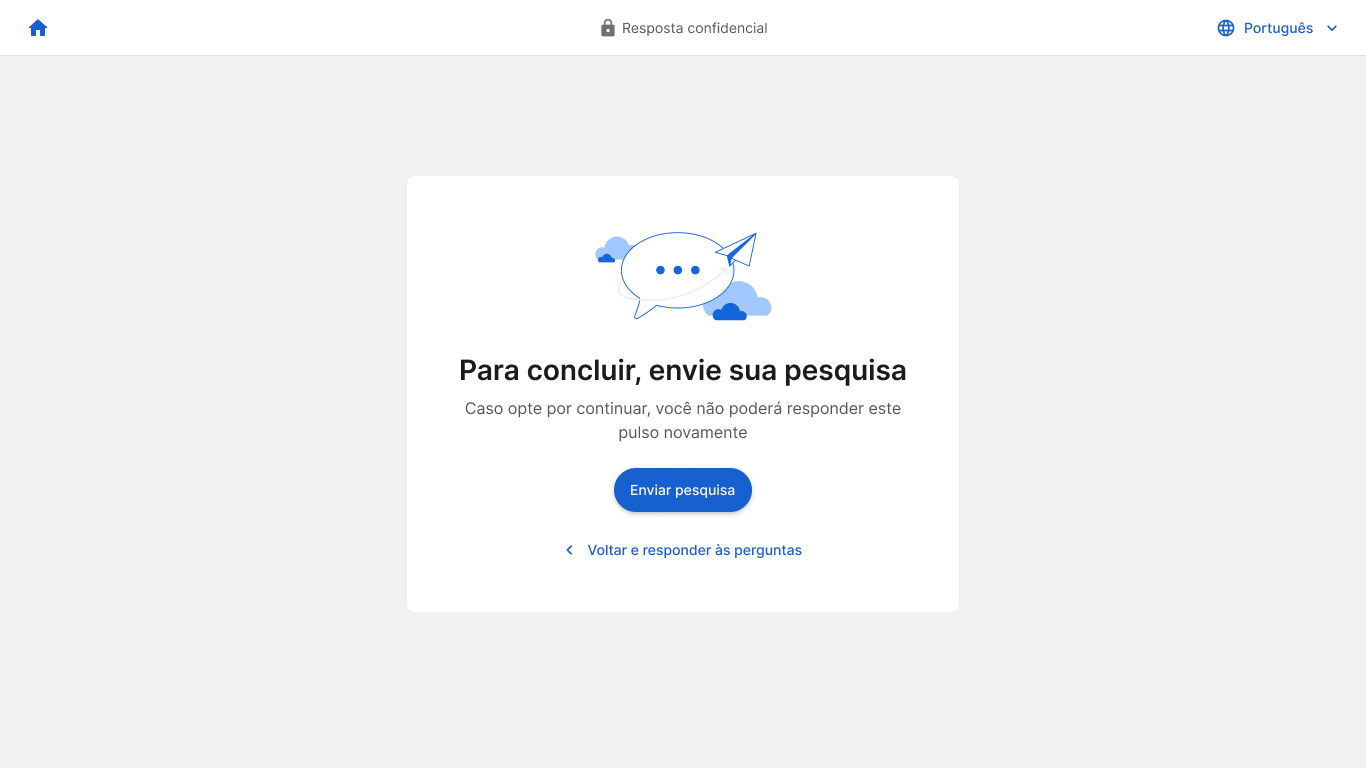 Answer screen: How are questions displayed to employees?