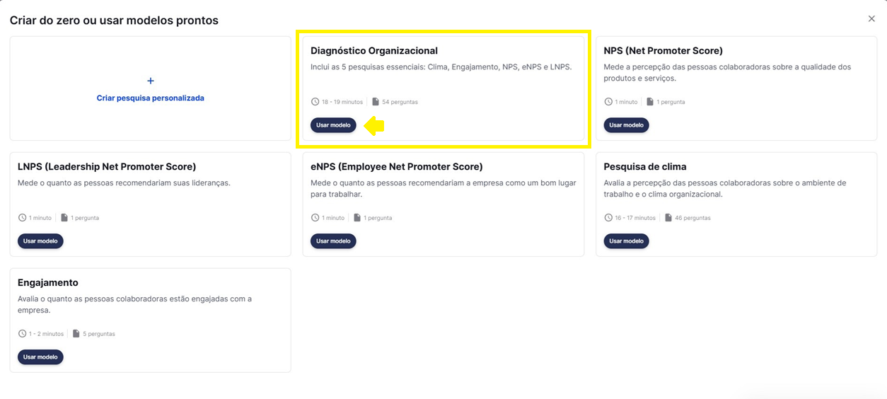 How to create an Organizational Diagnostic survey?